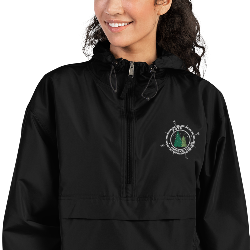 Embroidered Packable Logo Jacket – HAM RADIO GEAR