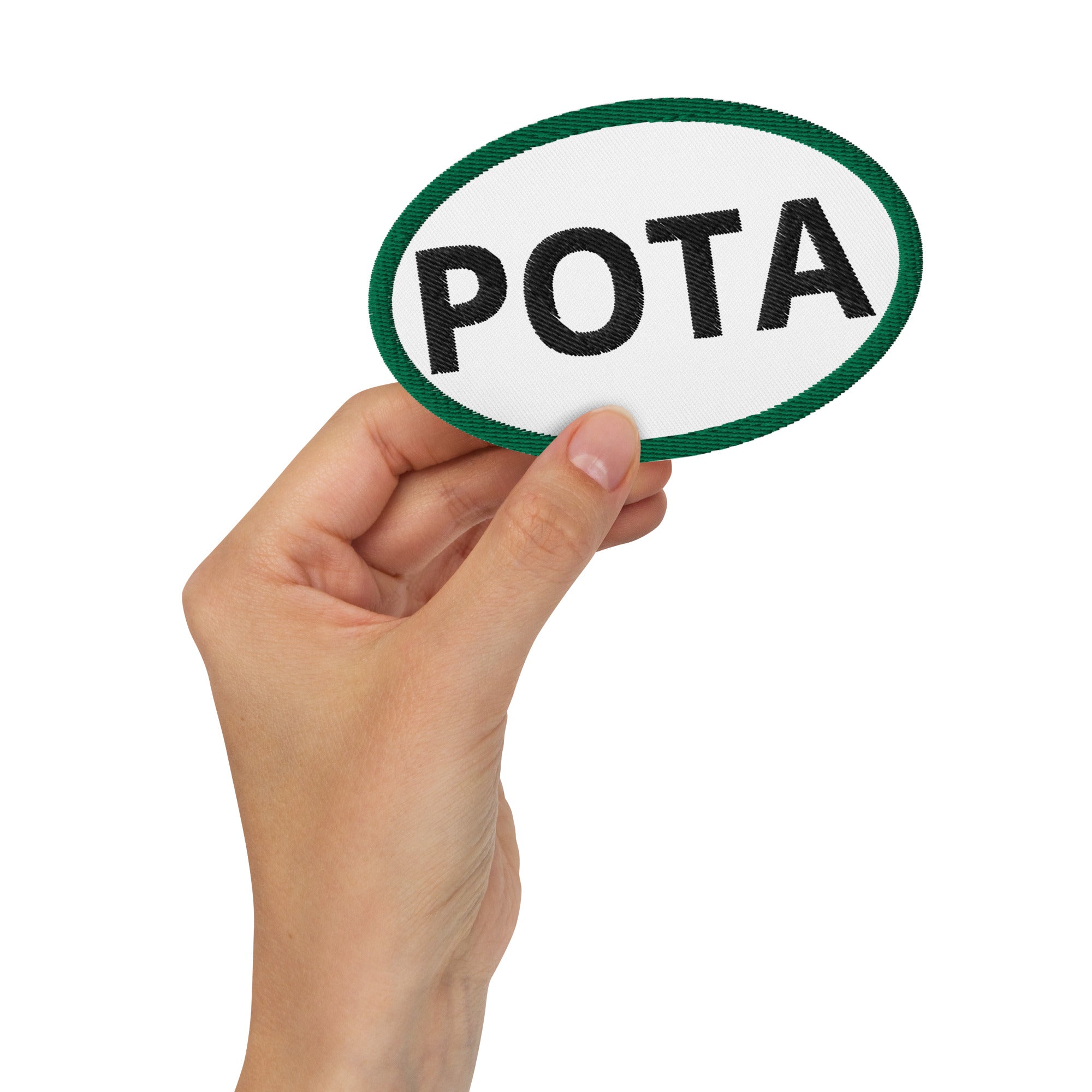 Embroidered POTA patch - Dark Green – HAM RADIO GEAR