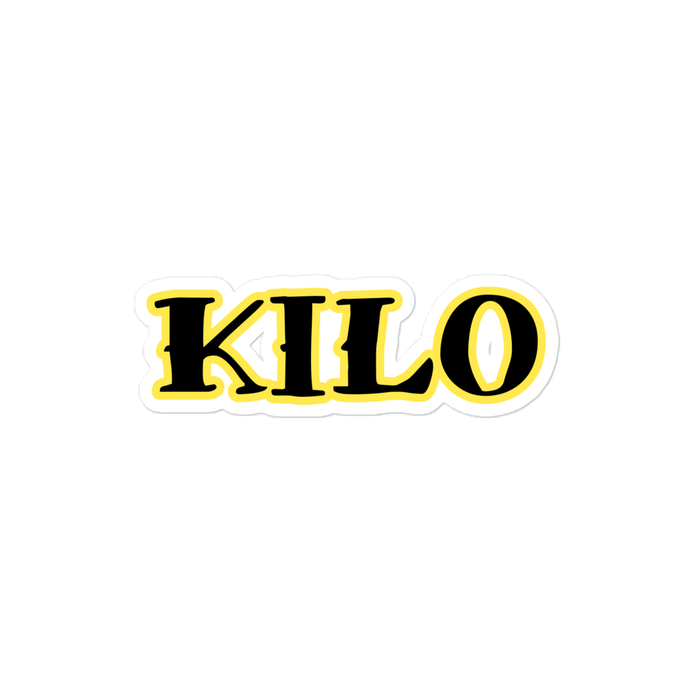 KILO Sticker – HAM RADIO GEAR